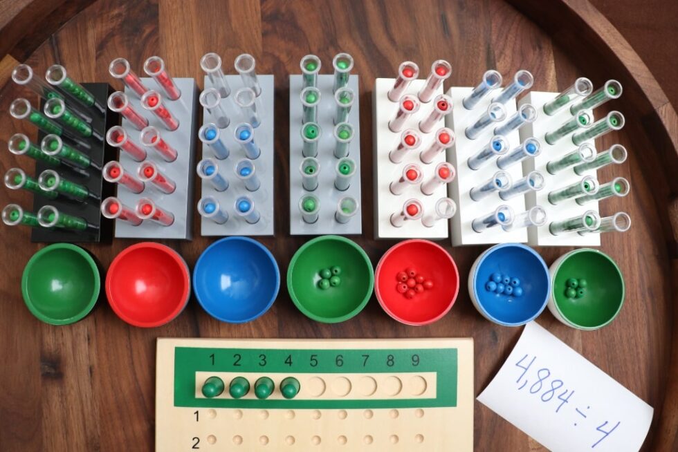 Ten Montessori Elementary Math Materials for Home and School