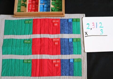 The Montessori Stamp Game for Lower Elementary Math - Owl Tree Montessori